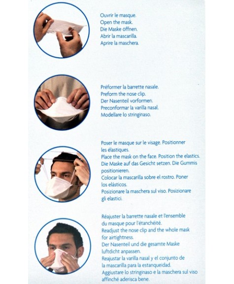 Masque de protection FFP3 pliable EOR BTE 25